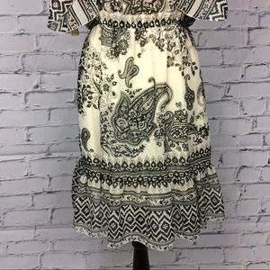 ONE WORLD | Dresses | One World Paisley Print Dress Size Pm | Poshmark